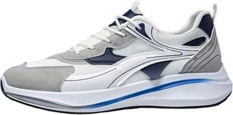 Generic Chaussures de sport respirantes pour hommes : chaussures de sport avec lacets baskets amortissement chaussures de jogging respirantes chaussures de ma