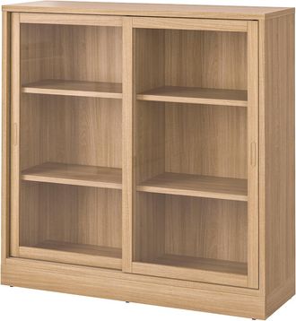 IKEA TONSTAD Vitrine mit Schiebetüren