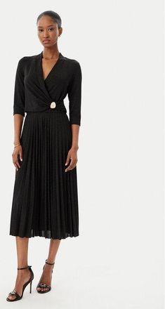 Rinascimento Rinascimento Coctailkleid CFC0122980003 Schwarz Regular Fit