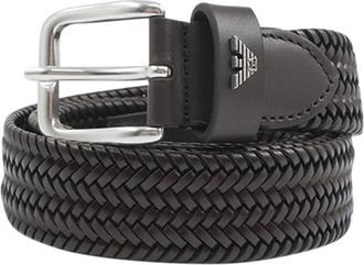Emporio Armani Homme, Accessoires, Noir, Taille: 85 CM Tongue Belt