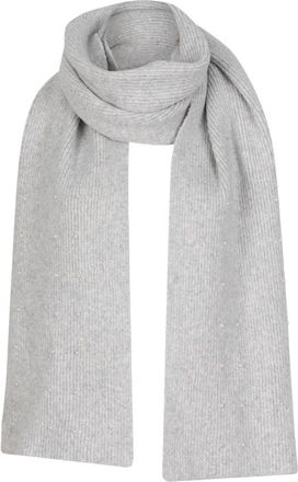 Esqualo Femme, Accessoires, Gris, Taille: ONE Size Scarf Pearls