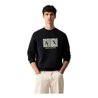 A|X Armani Exchange Homme, Sweatshirts et sweats &agrave; capuche, Noir, Taille: M SweaT-shirt &agrave; capuche