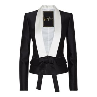 Dsquared2 Schwarzer Gatsby Fit Blazer Oberbekleidung - - Jackets - Damen - Schwarzk - L