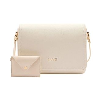 Liu Jo Femme, Sacs, Beige, Taille: ONE Size Sac Bandouli&egrave;re &Eacute;l&eacute;gant avec Fermeture Magn&eacute;tique