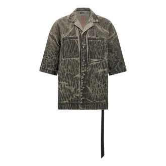 Rick Owens Herren, Shirts, Grau, SGr&ouml;&szlig;e