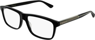 Gucci Stilvolles Brillengestell Gg0384O - - Accessories - unisex - Schwarzk - 57 MM