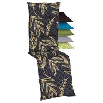 Beo Relaxsessel Auflage UV-best&auml;ndig Barcelona | Made in EU nach &Ouml;ko-Tex Standard | Waschbare Relaxstuhl Auflage mit Gummi-Halteband | Atmungsaktive Liege