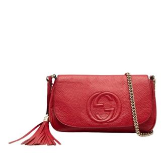 Gucci Sac bandouli&egrave;re vintage doccasion - Femme - Pre-owned - Rouge - Taille: ONE Size