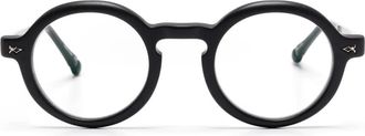 Matsuda Brille mit rundem Gestell - Schwarz