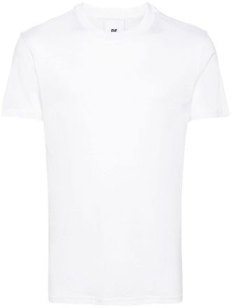 Pantaloni Torino t-shirt chin&eacute; &agrave; design uni - Blanc