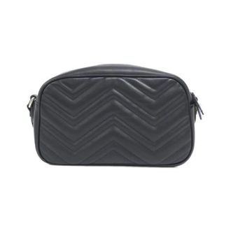 Gucci Pre-owned GG Marmont Quilted Chevron Leder Schultertasche - - Pre-owned - Damen - Schwarzk - ONE SIZE