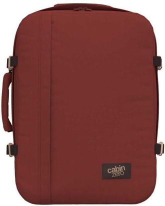 Cabinzero Classic 44 L Sac &agrave; dos unisexe adulte, Rouge (Sangria Red), Talla &uacute;nica, D&eacute;contract&eacute;