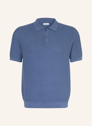 Paul Paul Strick-Poloshirt blau