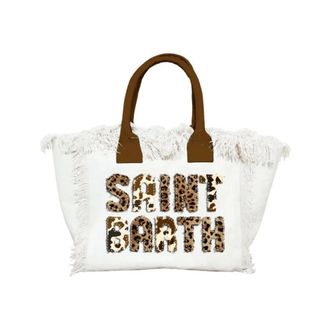 MC2 Saint Barth Femme, Sacs, Blanc, Taille: ONE Size Vani001-00326L.00326 Sac en toile