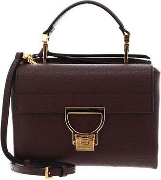 Coccinelle Womens Crossbody Bag Berry Bovine Leather - Crossbody-Bags