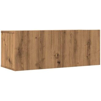 vidaXL Vidaxl - Meubles tv muraux 2 pcs ch&ecirc;ne artisanal 80x30x30 cm