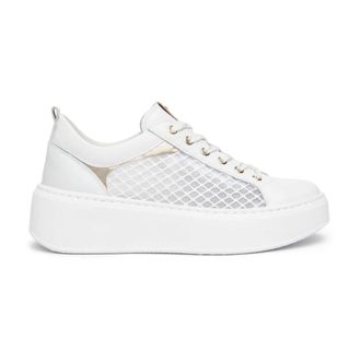 Nero Giardini Femme, Chaussures, Blanc, Taille: 36 EU Baskets en cuir et textile