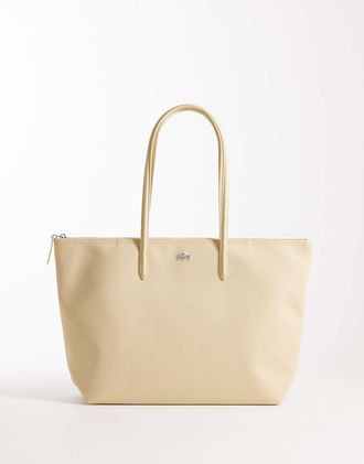 Lacoste Shopper-Tasche in Beige-Neutral