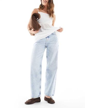 Calvin Klein Jeans Jean bouffant - Bleu clair délavé