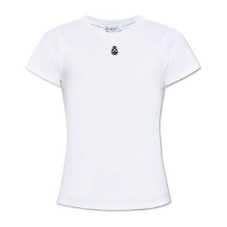 Alexander McQueen T-Shirt mit Stickerei - - Tops - Damen - Wei&szlig; - M