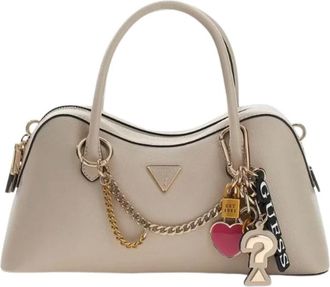 Guess Femme, Sacs, Gris, Taille: ONE Size Sac &agrave; main Davina Charms