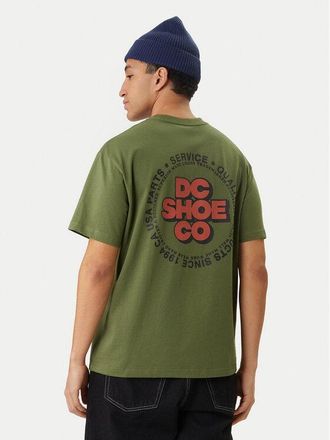 DC T-Shirt Work Circle EDYZT04369 Gr&uuml;n Regular Fit