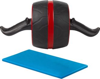 Generic Bauchmuskelrolle - Doppelrad-Kerntrainer Zur Muskelverstärkung | Kompakter Krafttrainer Mit Rutschfestem Griff Für Home Gym Reisen
