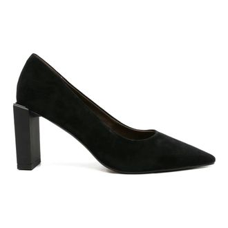 Sergio Moretti Femme, Chaussures, Noir, Taille: 39 EU Escarpins &agrave; talon bloc et bout pointu