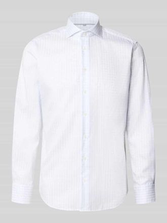Christian Berg Slim Fit Business-Hemd aus reiner Baumwolle