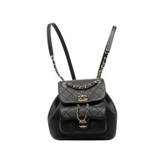 Chanel Pre-owned Cuir sacs-chanel - Femme - Pre-owned - Noir - Taille: ONE Size