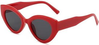 Generic Lunettes De Soleil Vacances &Agrave; Petite Monture For Hommes Plein Air For Femmes(Red)