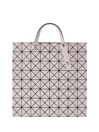 Bao Bao Issey Miyake sac cabas Lucent Matte &agrave; design g&eacute;om&eacute;trique - Gris