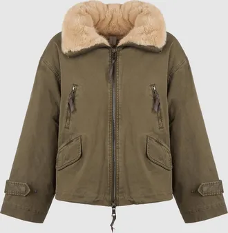 BLONDE No.8 Veste Tyra 317 Blonde Khaki Taupe
