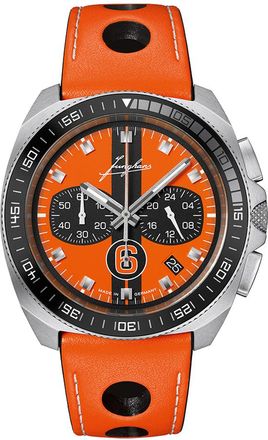 Junghans 1972 Chronoscope Sports Edition 2026, Orange, Quarzwerk, Limited Edition Herrenuhr 41/4557.00