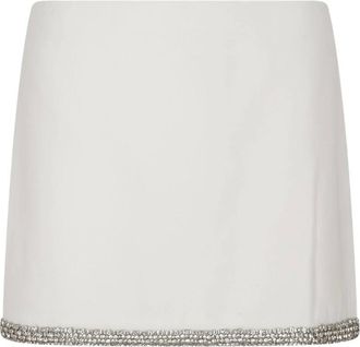 Alice & Olivia Femme, Jupes, Blanc, Taille: 38 FR Mini-jupe