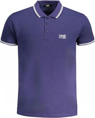 Cavalli Homme, Tops, Bleu, Taille: XL Polo