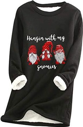 Generic Culottes pour femmes, culottes pour femmes, sweat-shirt pour femme, doublure en polaire, velours sherpa, coupe ample, culotte grande taille, C-317 No&euml;