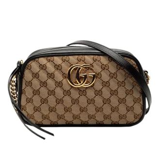 Gucci Sac bandouli&egrave;re matelass&eacute; Pre-owned - Femme - Pre-owned - Beige - Taille: ONE Size