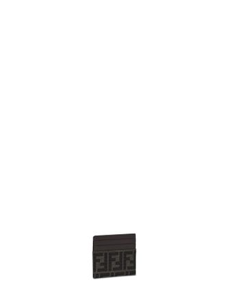 Fendi FF Jacquard Card Case - Black