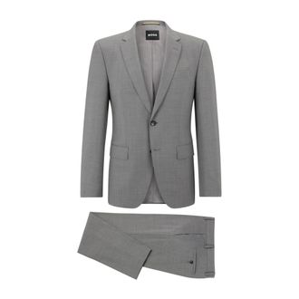 HUGO BOSS Homme, Costumes, Gris, Taille: XL Costume Classique en Laine