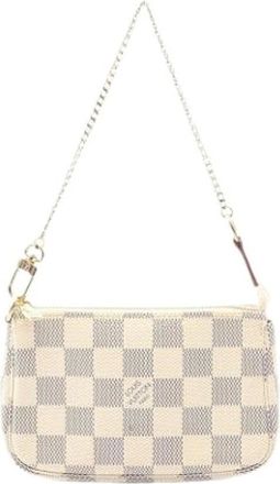 Louis Vuitton Mini Pochette Accessoires Pre-owned - Femme - Pre-owned - Blanc - Taille: ONE Size