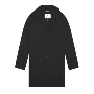 Aquascutum Active Stretch Caban Trenchcoat Schwarz