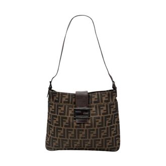 Fendi Pre-owned Zucca Monogram Schultertasche - - Pre-owned - Damen - Braun - ONE SIZE