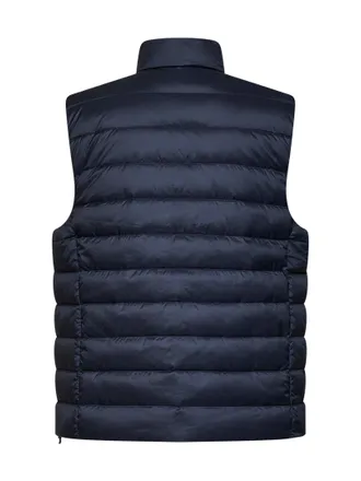 Polo Ralph Lauren Mens Packable Padded Vest The Colden Navy Blue Recycled Polyester & Down Jackets