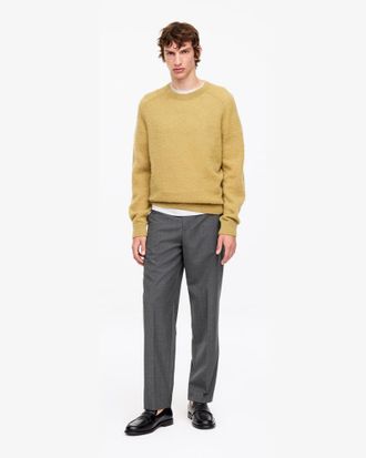 Arket Lockere Leichte Wollhose -Grau
