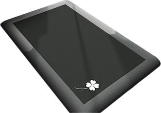 Generic Flanell verdickte saugf&auml;hige Badezimmerbodenmatte, Bedruckte Toilette, Rutschfester Fu&szlig;, Schlafzimmer, quadratischer Teppich, Eingang(Gray and Black,5
