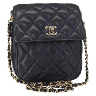 Chanel Pre-owned Leder-Schultertasche - - Pre-owned - Damen - Blau - ONE SIZE