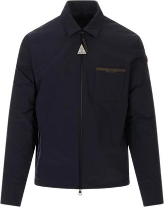 Moncler Homme, Vestes, Bleu, Taille: XL Tollymore Shirt Jacket