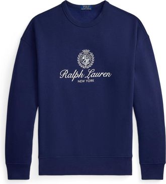 Ralph Lauren Softes Sweatshirt mit Wappen- und Label-Print, Relaxed Fit in