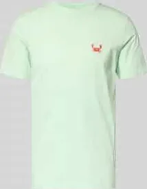 Lindbergh T-Shirt mit Stitching und Rundhalsausschnitt